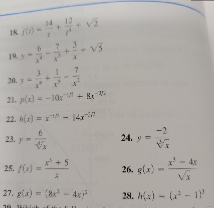 Solved Practice and Explorations In Exercises 7-28, find the | Chegg.com