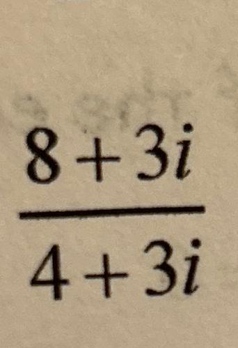 Solved 8+3i4+3i | Chegg.com