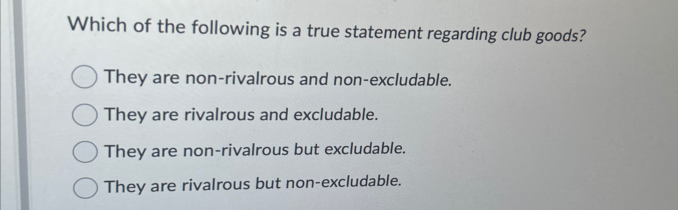 Solved Which of the following is a true statement regarding | Chegg.com