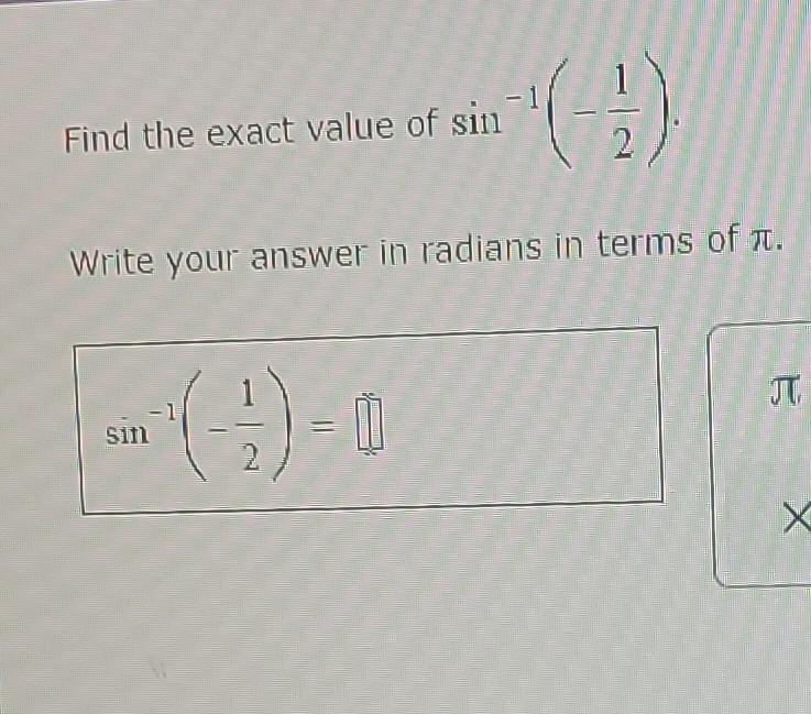 Solved Find the exact value of sin Write your answer in | Chegg.com