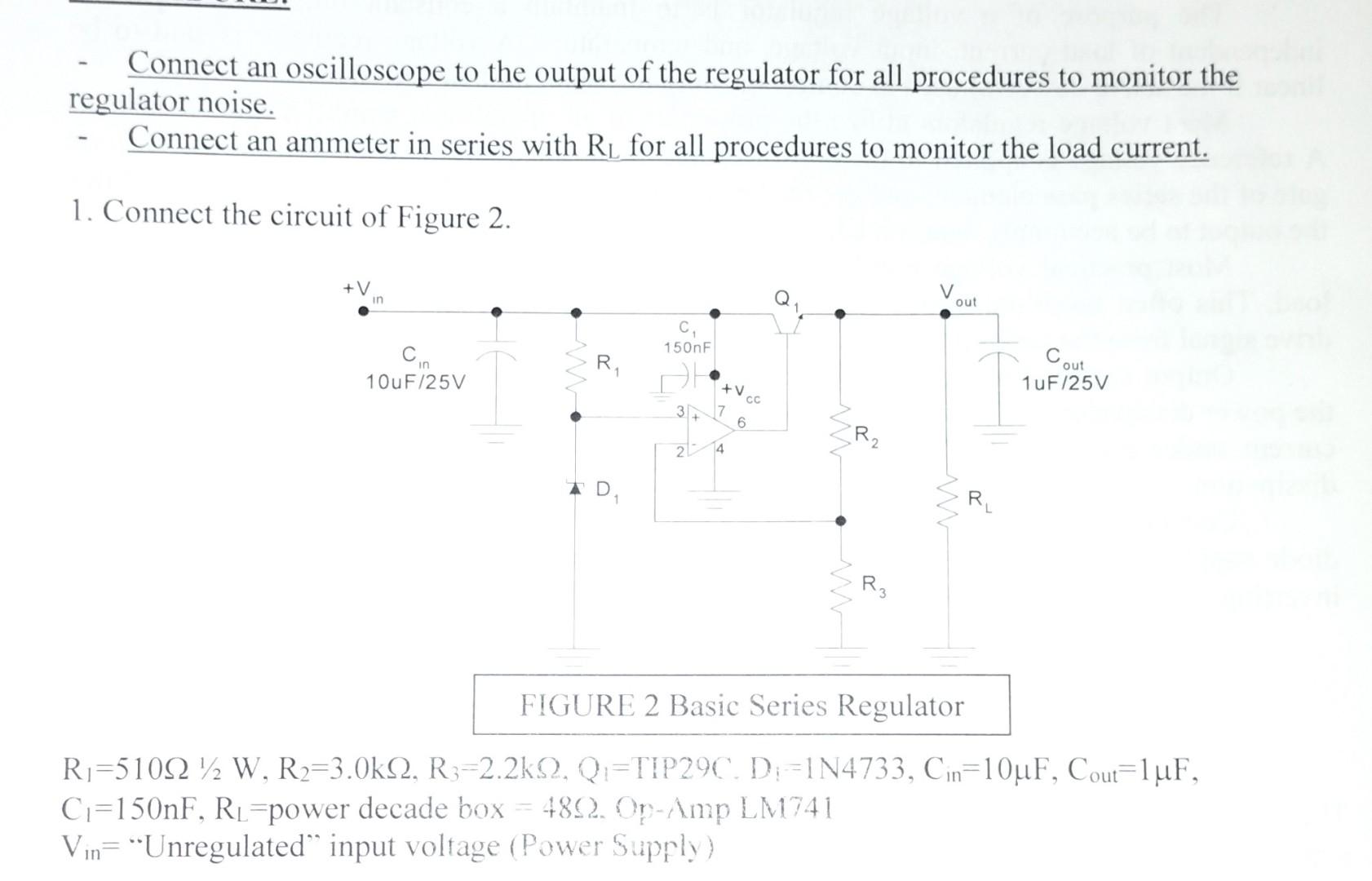 Solved 1. calculate the theoretical output voltage for the | Chegg.com