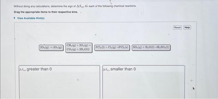 Solved Without doing any calculations, determine the sign of | Chegg.com