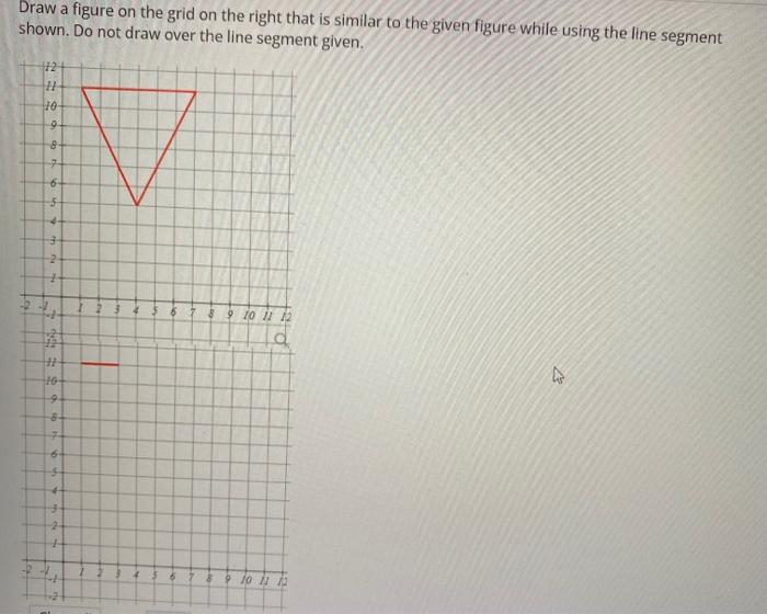 Solved Draw a figure on the grid on the right that is | Chegg.com