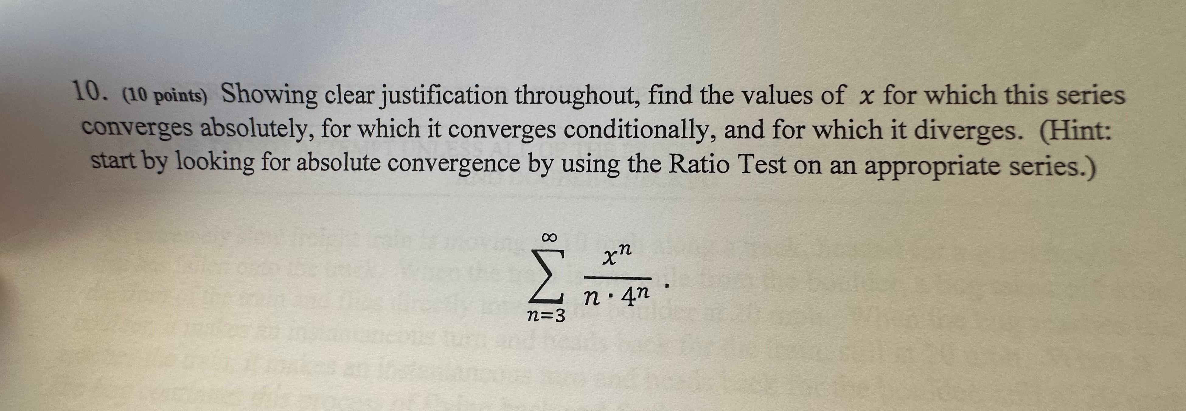 Solved 10 ﻿points ﻿showing Clear Justification Throughout