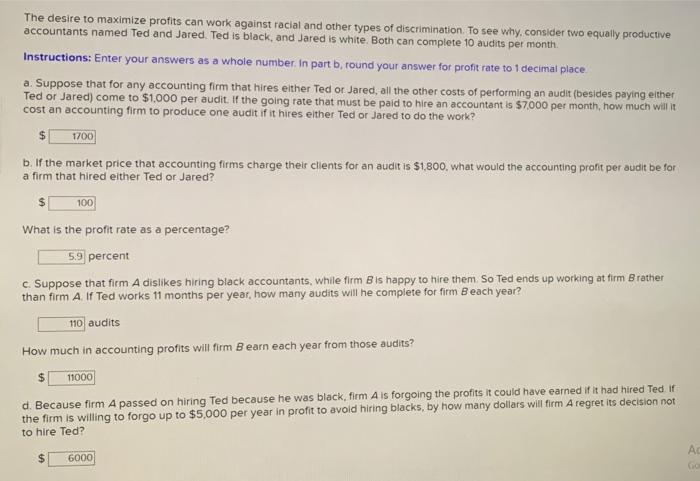 Solved The desire to maximize profits can work against | Chegg.com