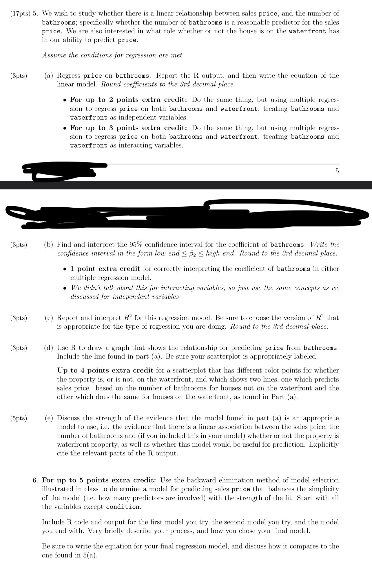 Solved Give and Solve each R code or state R code solutions | Chegg.com