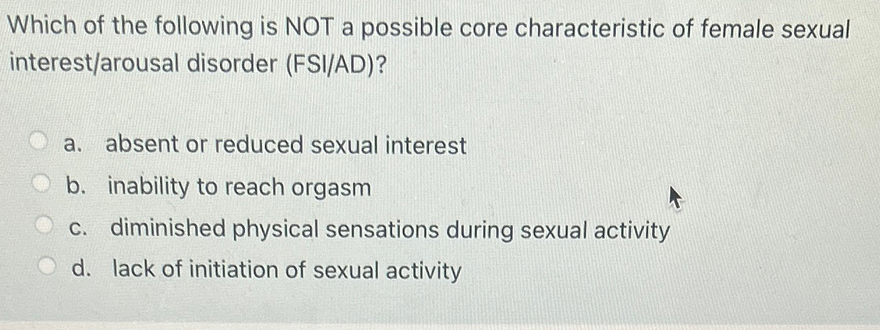 Solved Which of the following is NOT a possible core | Chegg.com
