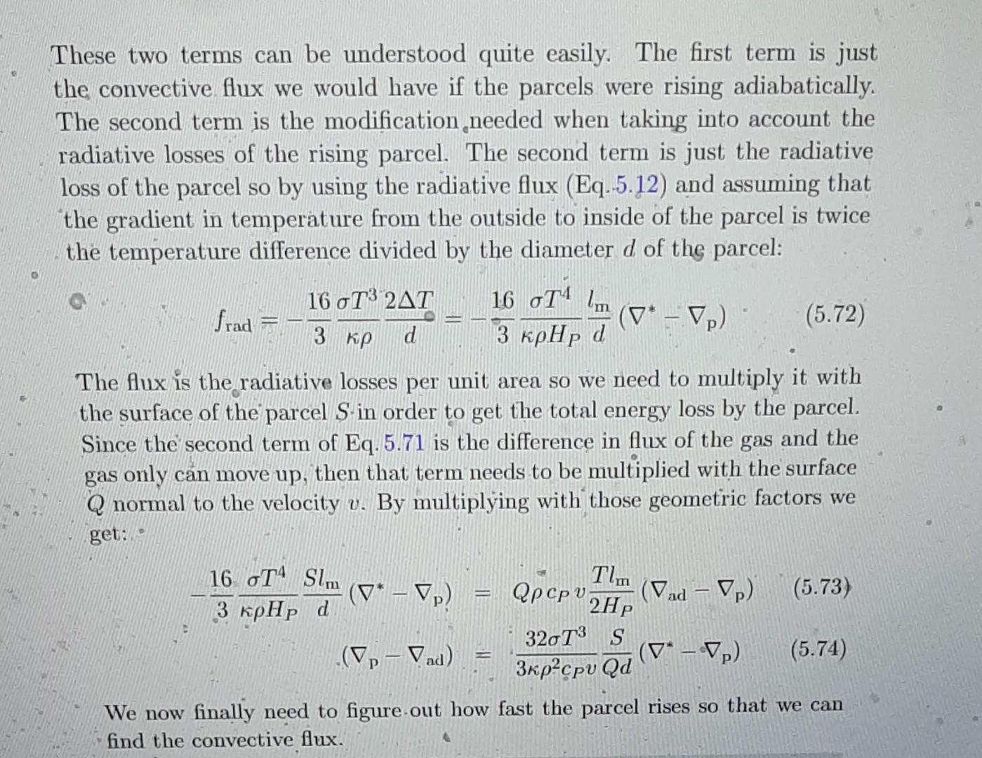 Solved Fcon =ρcPvΔT which just states that the convective | Chegg.com