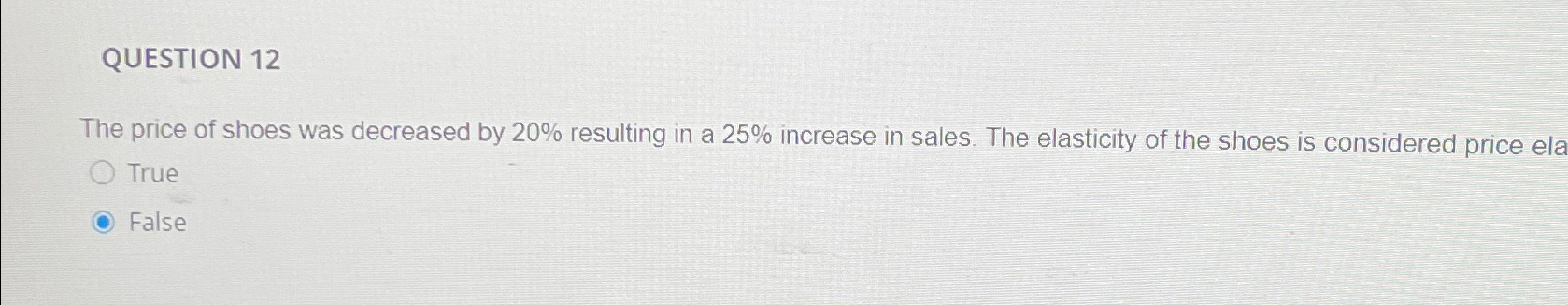 Solved QUESTION 12The price of shoes was decreased by 20% | Chegg.com