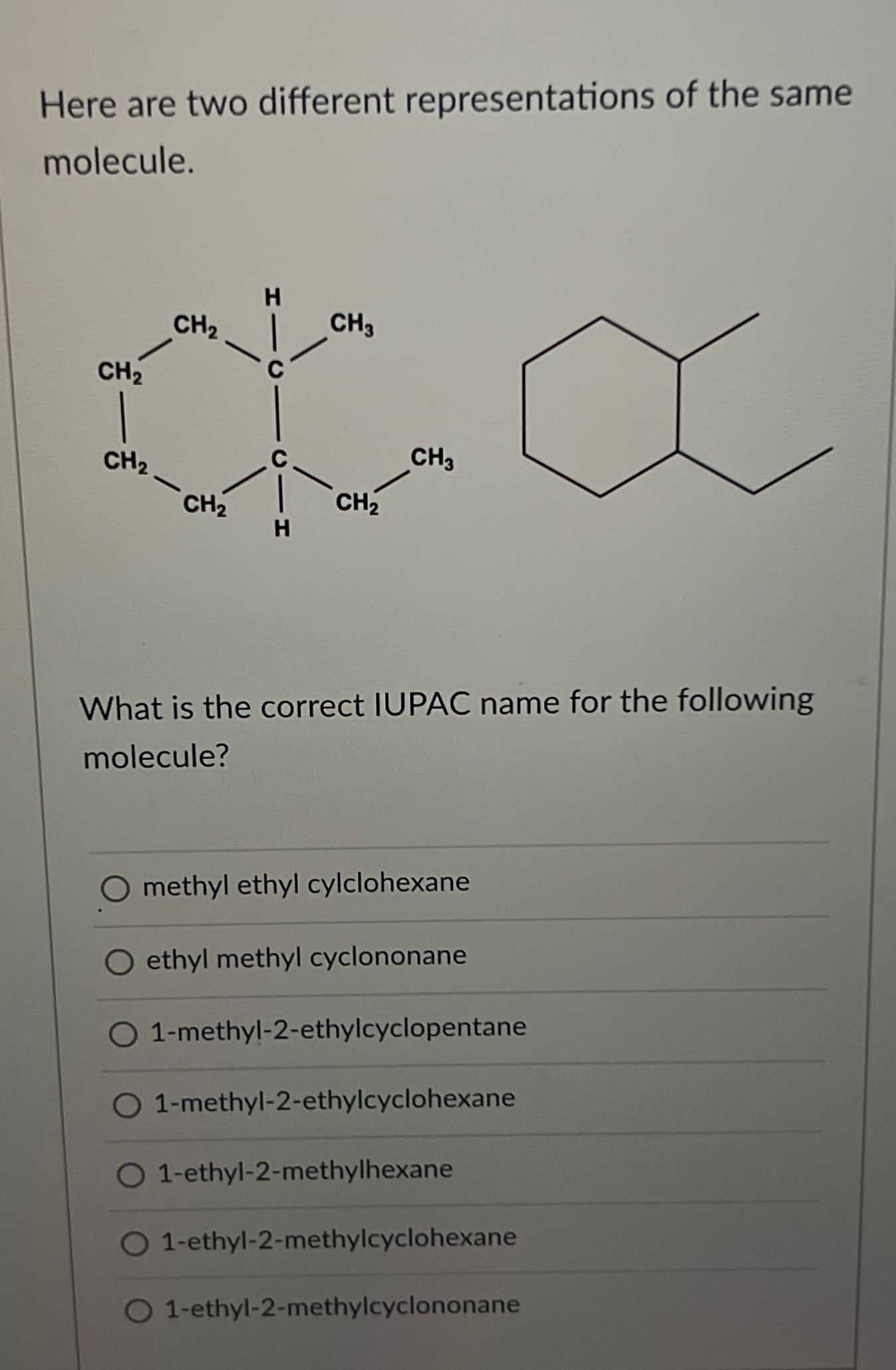 Solved Here are two different representations of the same | Chegg.com