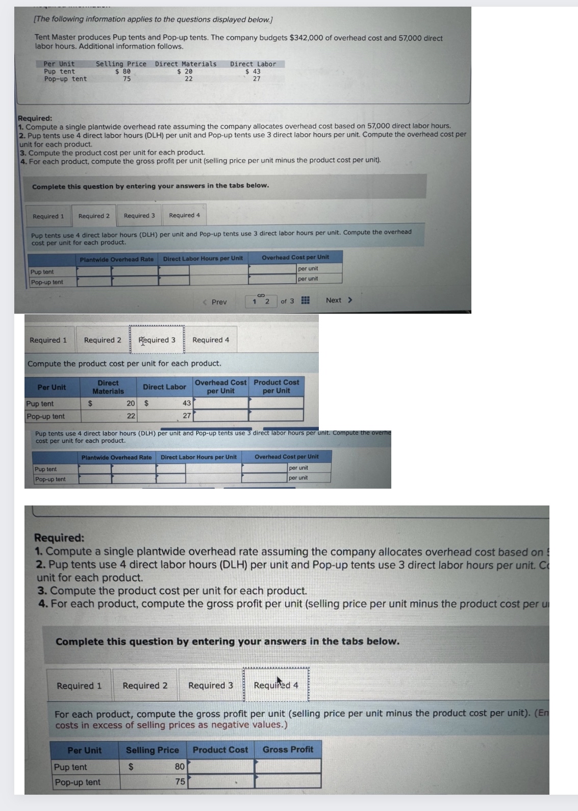 Solved Required:1. ﻿Compute a single plantwide overhead rate | Chegg.com