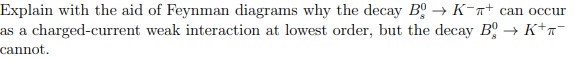 Solved Explain with the aid of Feynman diagrams why the | Chegg.com