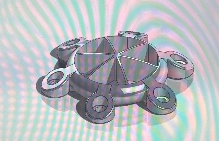 Solved Problem 2: Complete "Circular Base Mount" (7-24). | Chegg.com