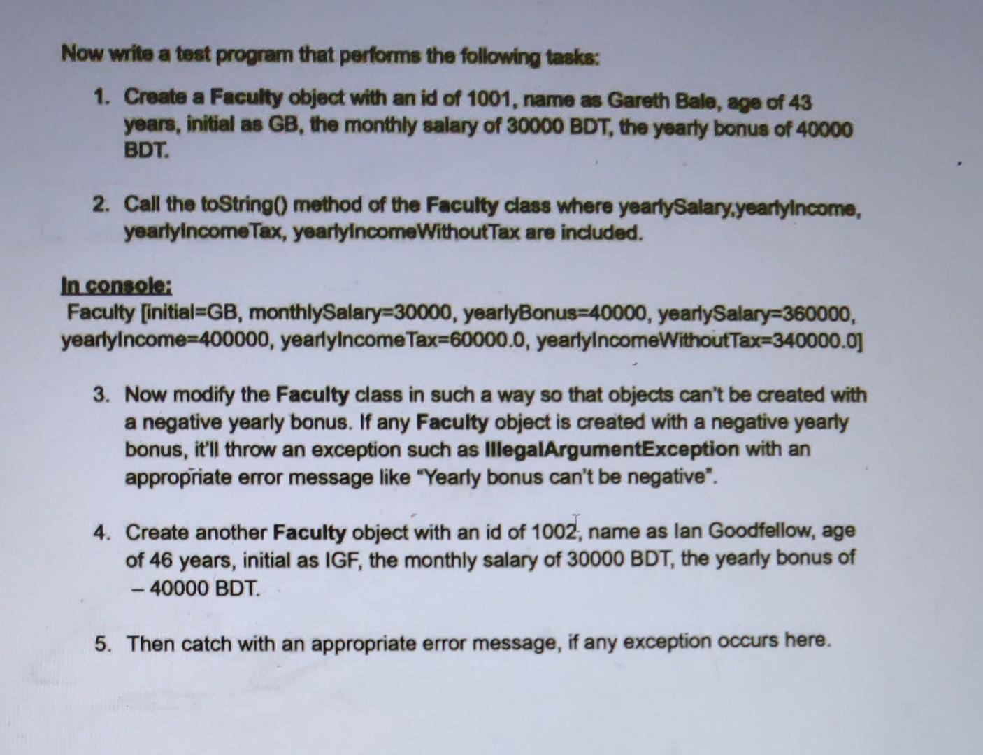 Solved Question 01: Implement the following UML class | Chegg.com