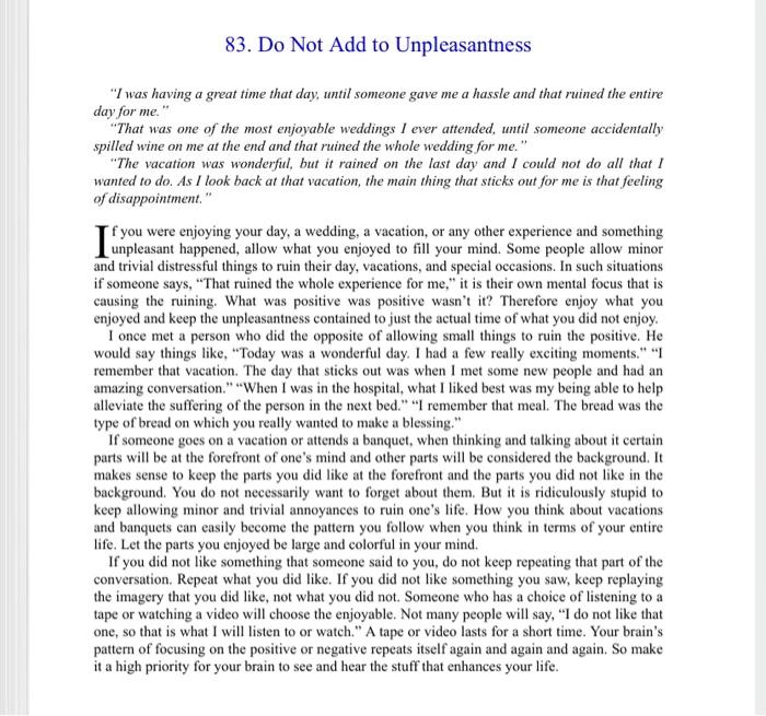 please read the short Story and write what the | Chegg.com