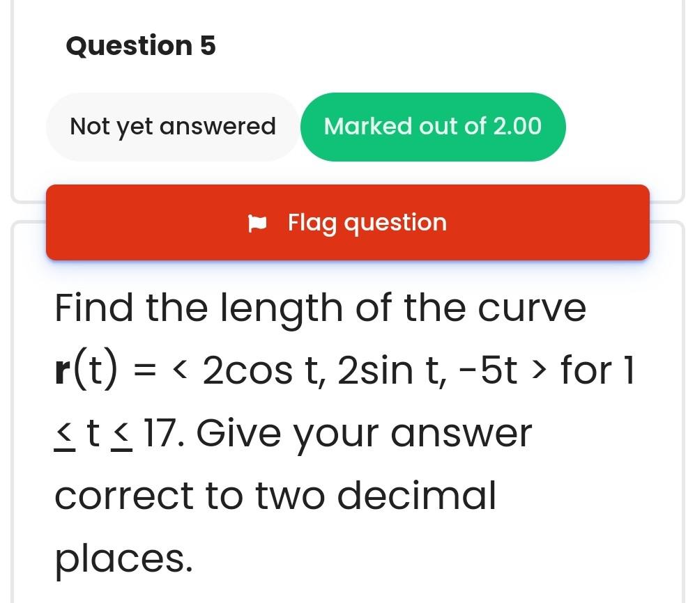 Solved Find the length parameter of the curve | Chegg.com