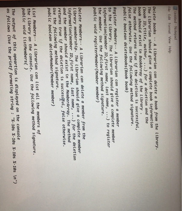 Solved Untitled - Notepad File Edit Format View Help Define | Chegg.com