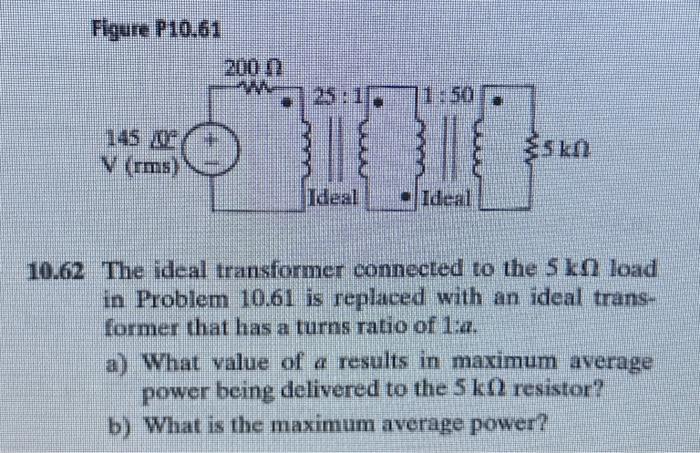 Solved please show equations and steps. i do know a will | Chegg.com