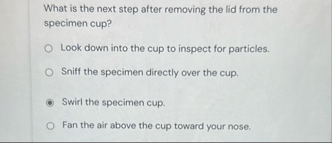 [Solved]: What is the next step after removing the lid from
