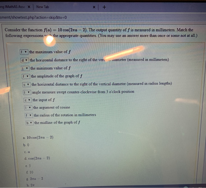 Solved ing IMathAS Asse x New Tab | Chegg.com