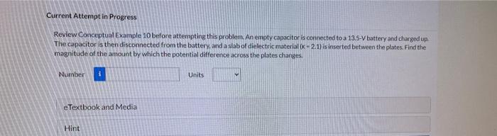 Solved Review Conceptual Example 10 before attempting this | Chegg.com
