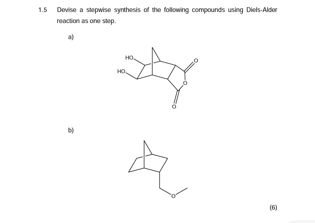 Solved 5 Devise a stepwise synthesis of the following | Chegg.com