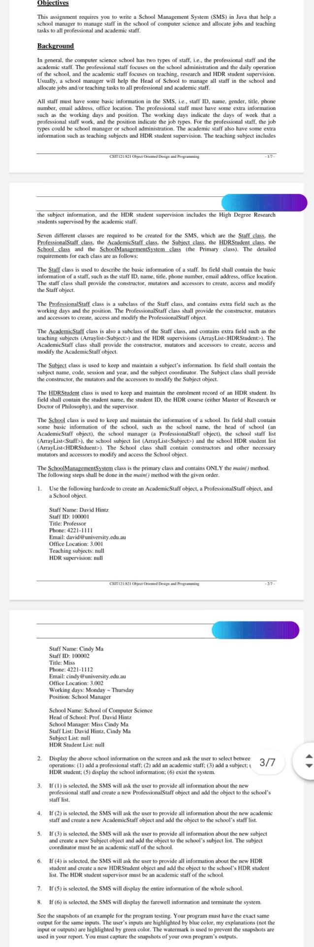 Solved Objectives This assignment requires you to write a | Chegg.com