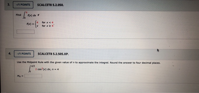 Solved 3. -11 POINTS SCALCET8 5.2.050. Find Rx) dx -1 POINTS | Chegg.com Solved 3. -11 POINTS SCALCET8 5.2.050. Find Rx) dx -1 POINTS | Chegg.com