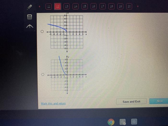Solved 12 13 14 15 16 17 18 19 20 Which represents the | Chegg.com