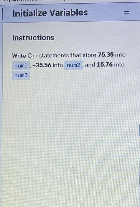 Solved Instructions Write a program that produces the | Chegg.com