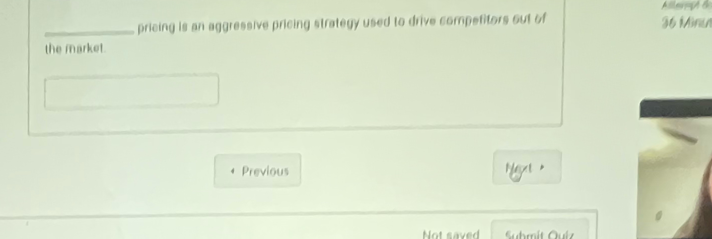 Solved prieing is an aggressive pricing strategy used to | Chegg.com