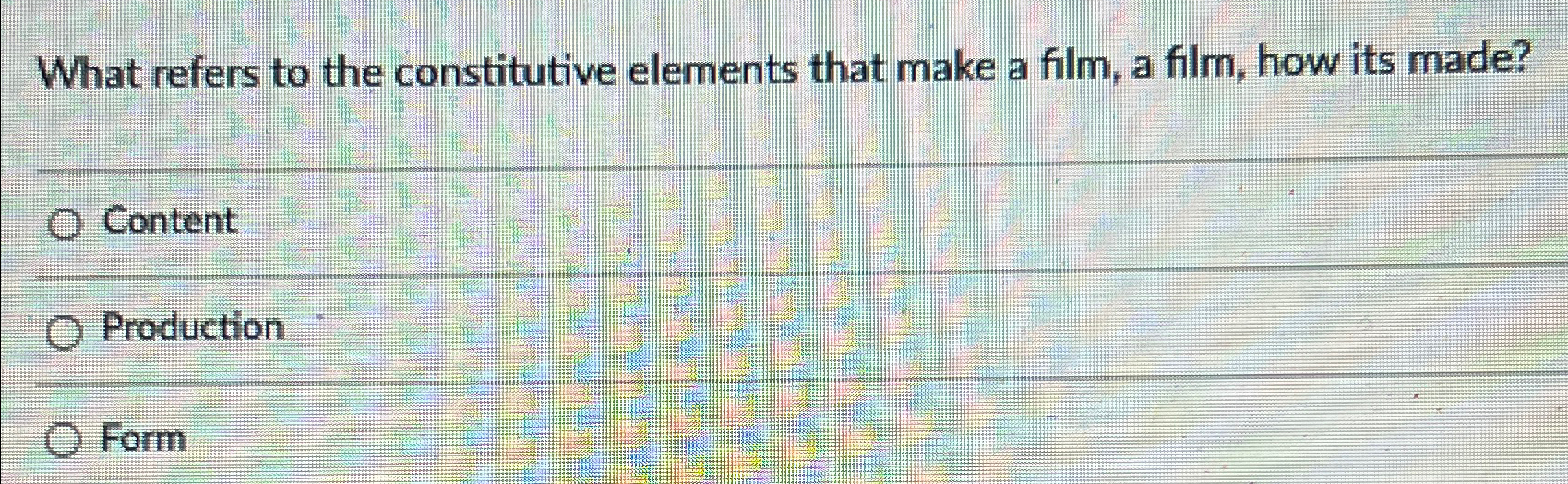 Solved What refers to the constitutive elements that make a | Chegg.com