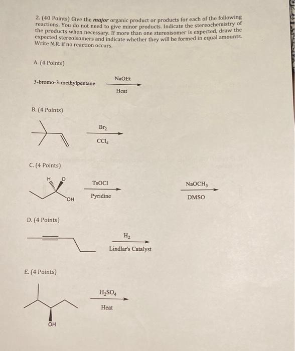 Solved please help solve parts A-E please use the question | Chegg.com