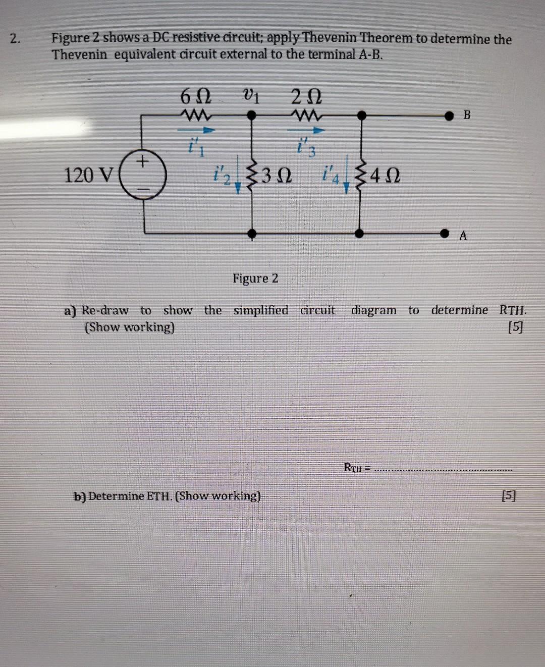 Solved 3. For the DC circuit network shown in Figure 3, | Chegg.com