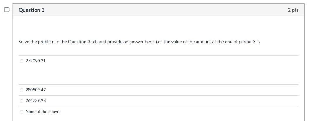 Solved Solve the problem in the Question 3 tab and provide | Chegg.com