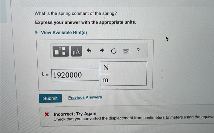 Solved A 900 kg safe is 1.8 m above a heavy-duty spring when | Chegg.com