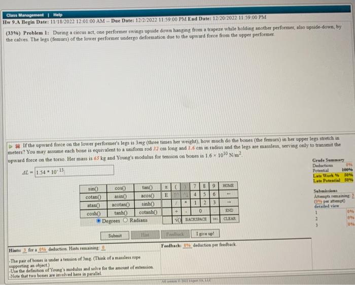 Solved What calculation is wrong? What units should this | Chegg.com