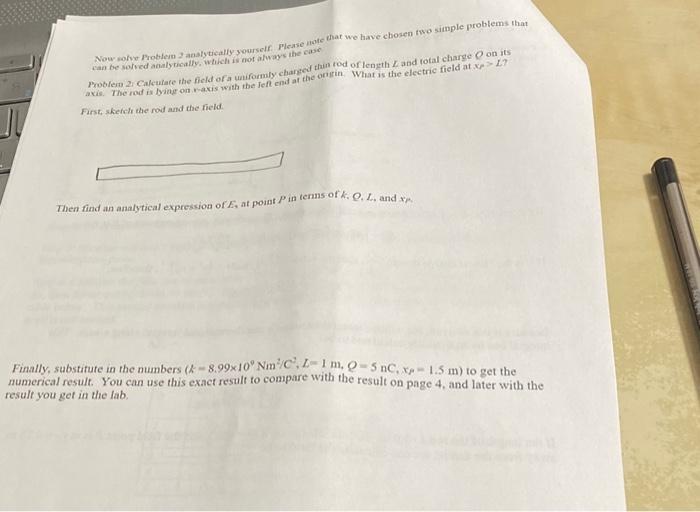 Solved Now nolve Probtein 2 analy tietily yourself. Plesse | Chegg.com