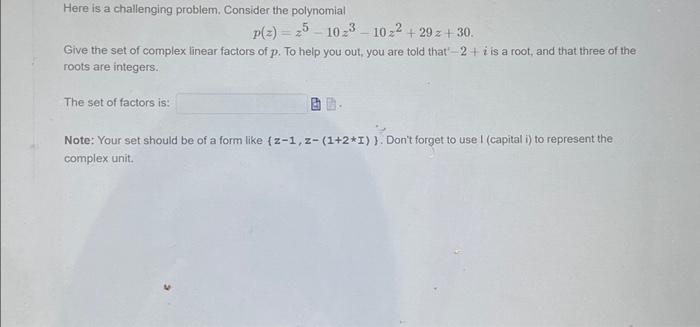 Solved Here is a challenging problem. Consider the | Chegg.com