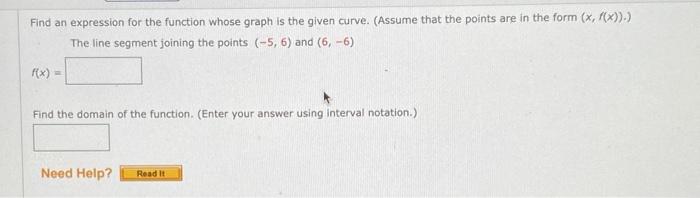 Solved Find an expression for the function whose graph is | Chegg.com