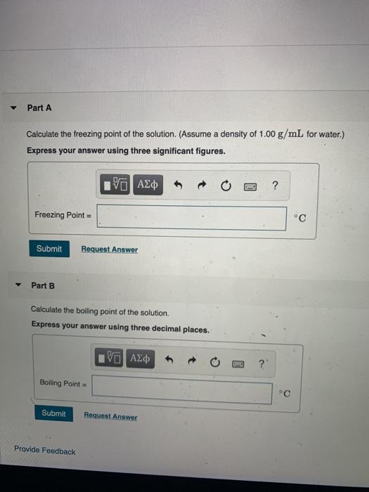 Solved A glucose solution contains 56.8 g of glucose (C6 | Chegg.com