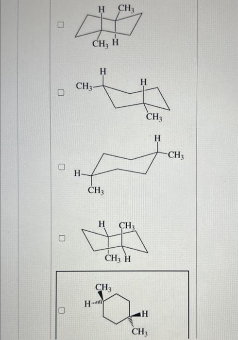 Solved which od the following structures represent the same | Chegg.com