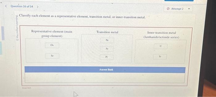 Solved ©Macmillan Learning Classify | Chegg.com