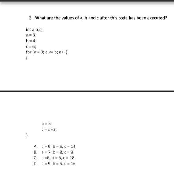 Solved Part-A (Question-1 MCQ's) Programming 1. What are the | Chegg.com