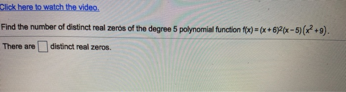 Solved Click here to watch the video. Find the number of | Chegg.com