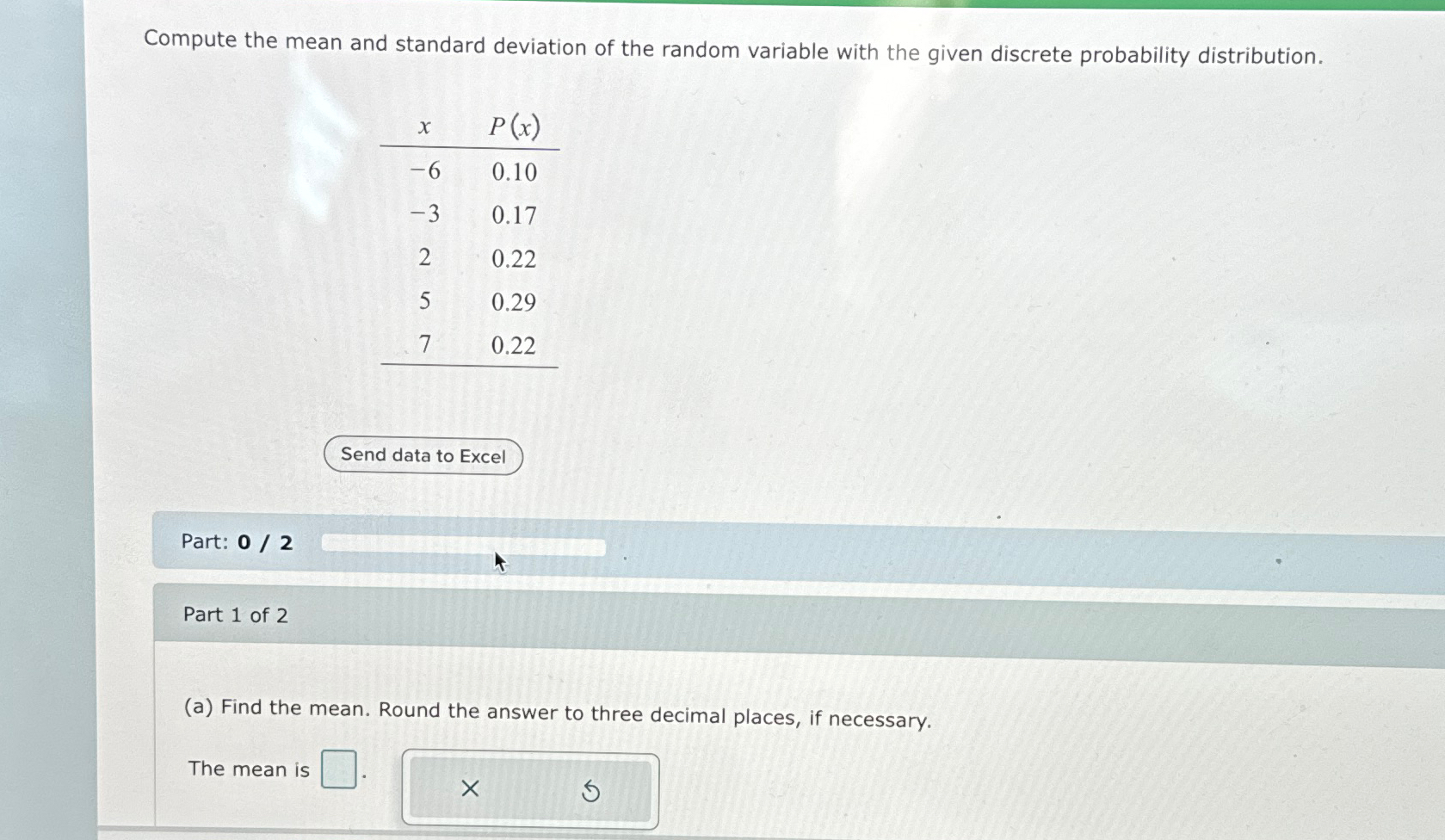 Solved Compute the mean and standard deviation of the random | Chegg.com