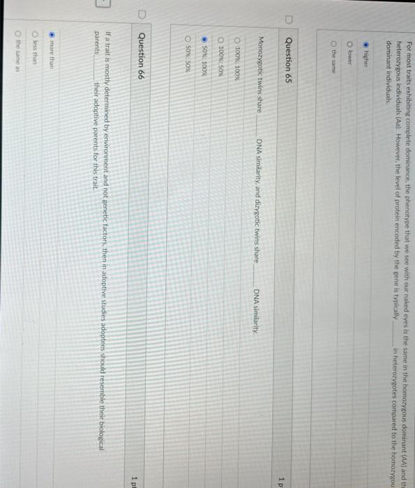Solved For most traits exhibiting complete dominance, the | Chegg.com