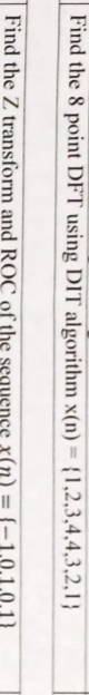 Solved Find the 8 ﻿point DFT using DIT algorithm | Chegg.com