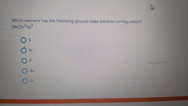 Solved Which element has the following ground-state electron | Chegg.com