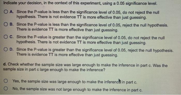 Solved Therapeutic touch (TT) practitioners claim to | Chegg.com